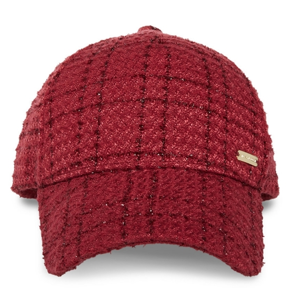 Steve Madden | Other | Nwt Steve Madden Wine Tweed Baseball Cap | Poshmark